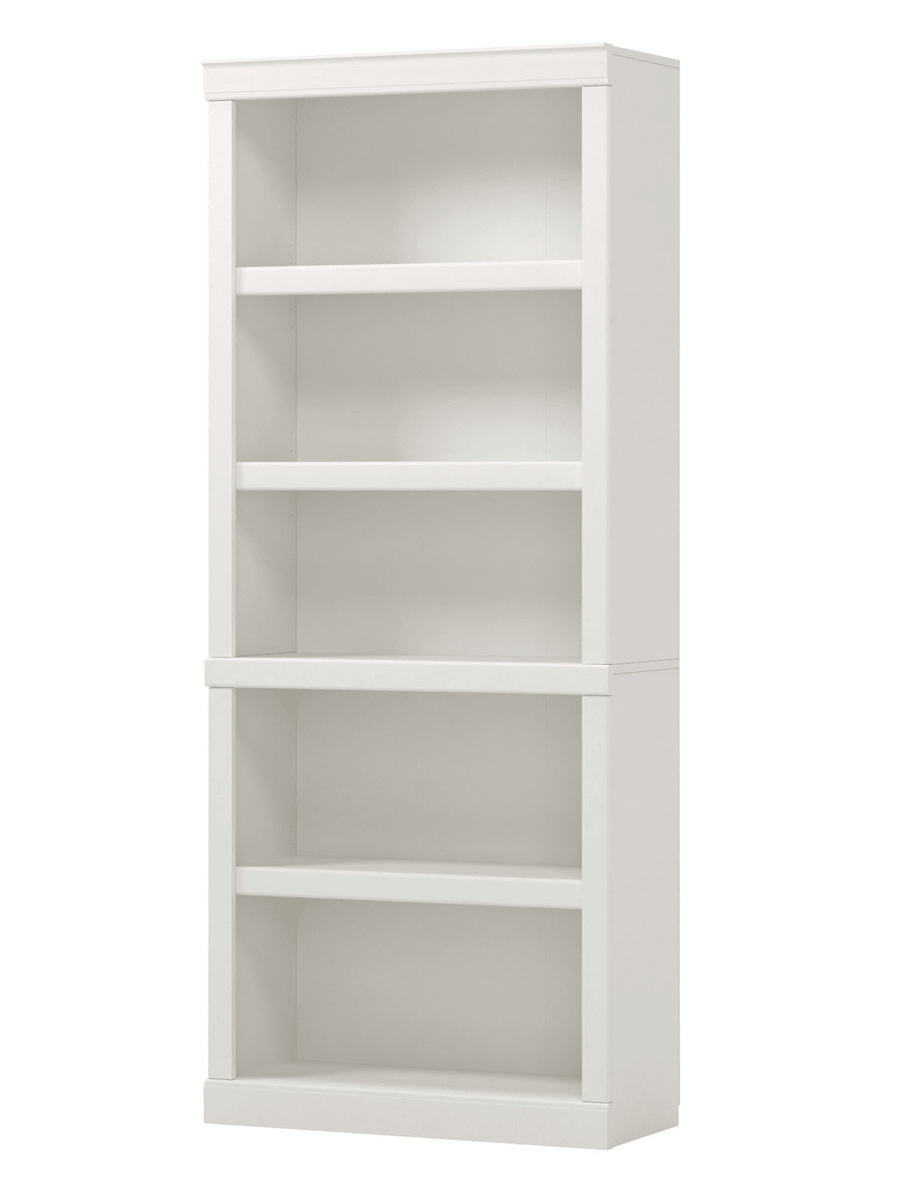 Realspace Outlet 72"H 5-Shelf Bookcase, Arctic White – Office Furniture ...