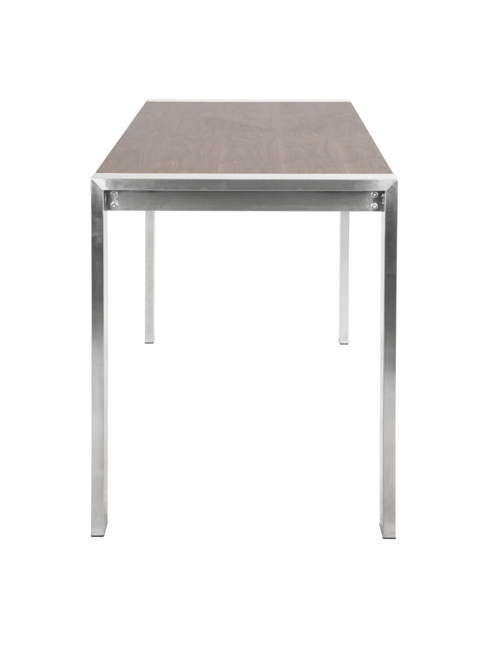 (Scratch & Dent) Fuji Contemporary Counter Table, Rectangular, Walnut ...